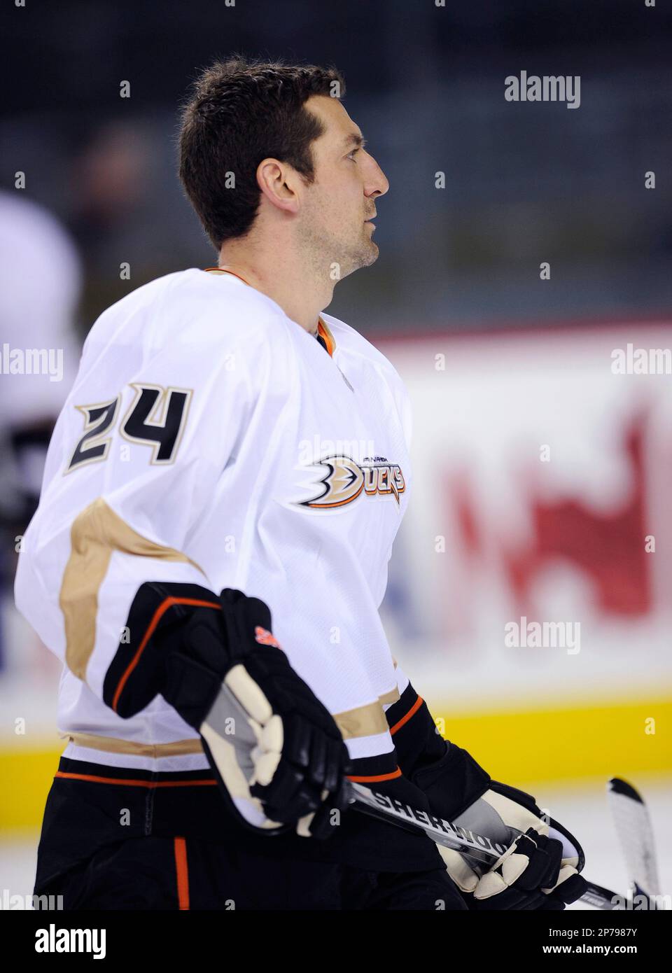 NHL player profile photo on Anaheim Ducks' Francois Beauchemin during a ...