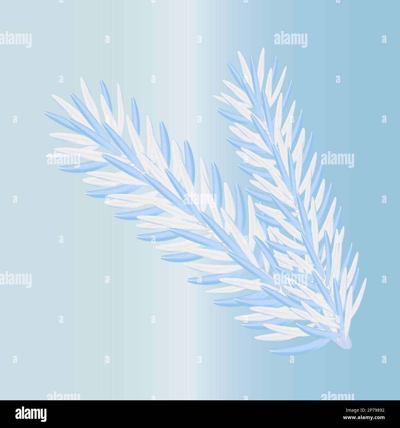 Frost on branches tree Stock Vector Images - Alamy