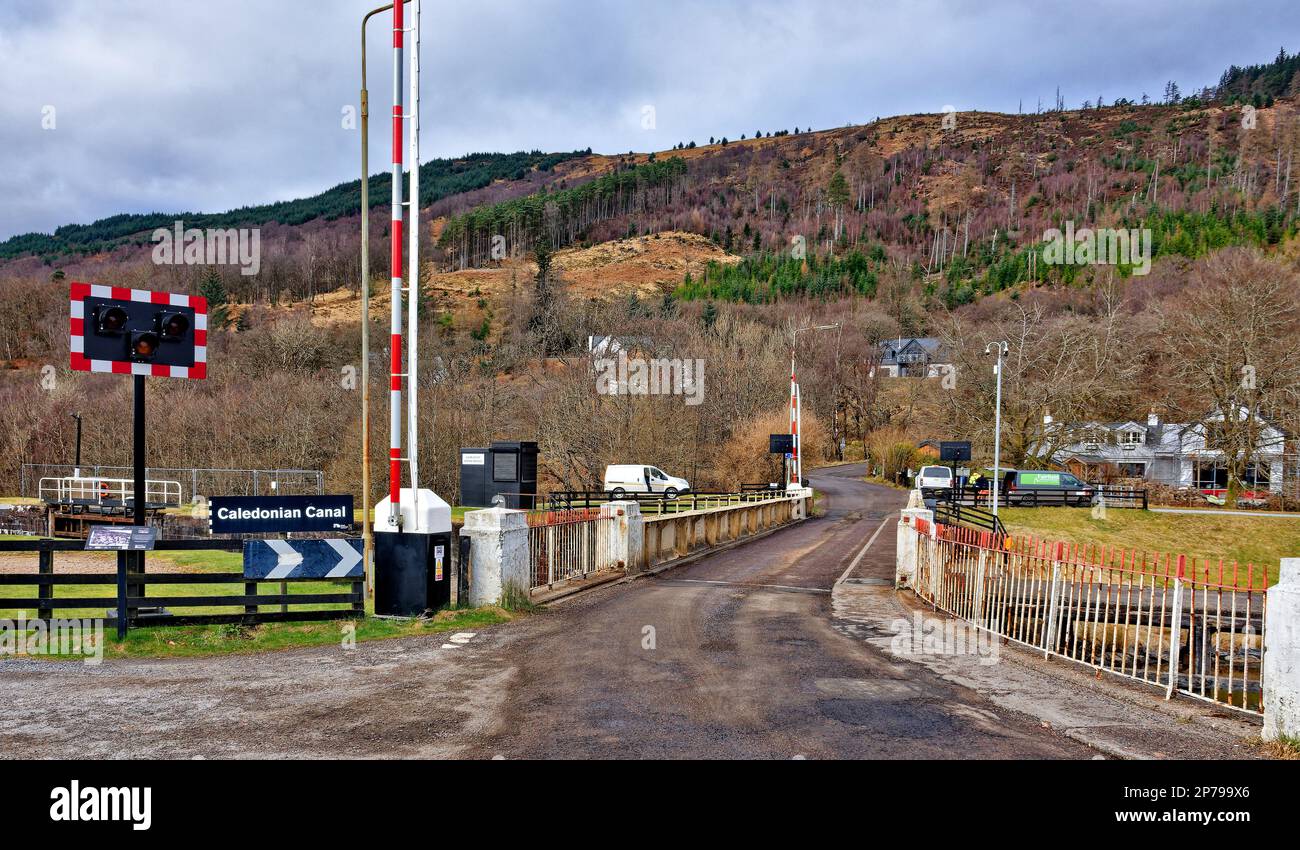Gairlochy Caledonian Canal Spean Bridge Great Glen Way Scotland the ...