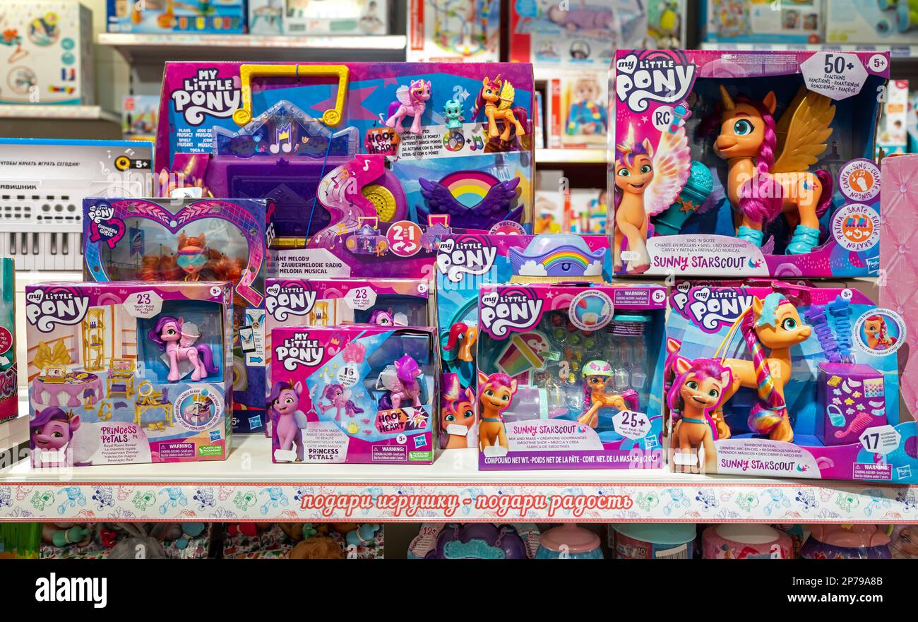 Large selection of My Little Pony Toy made by Hasbro in toy store ...