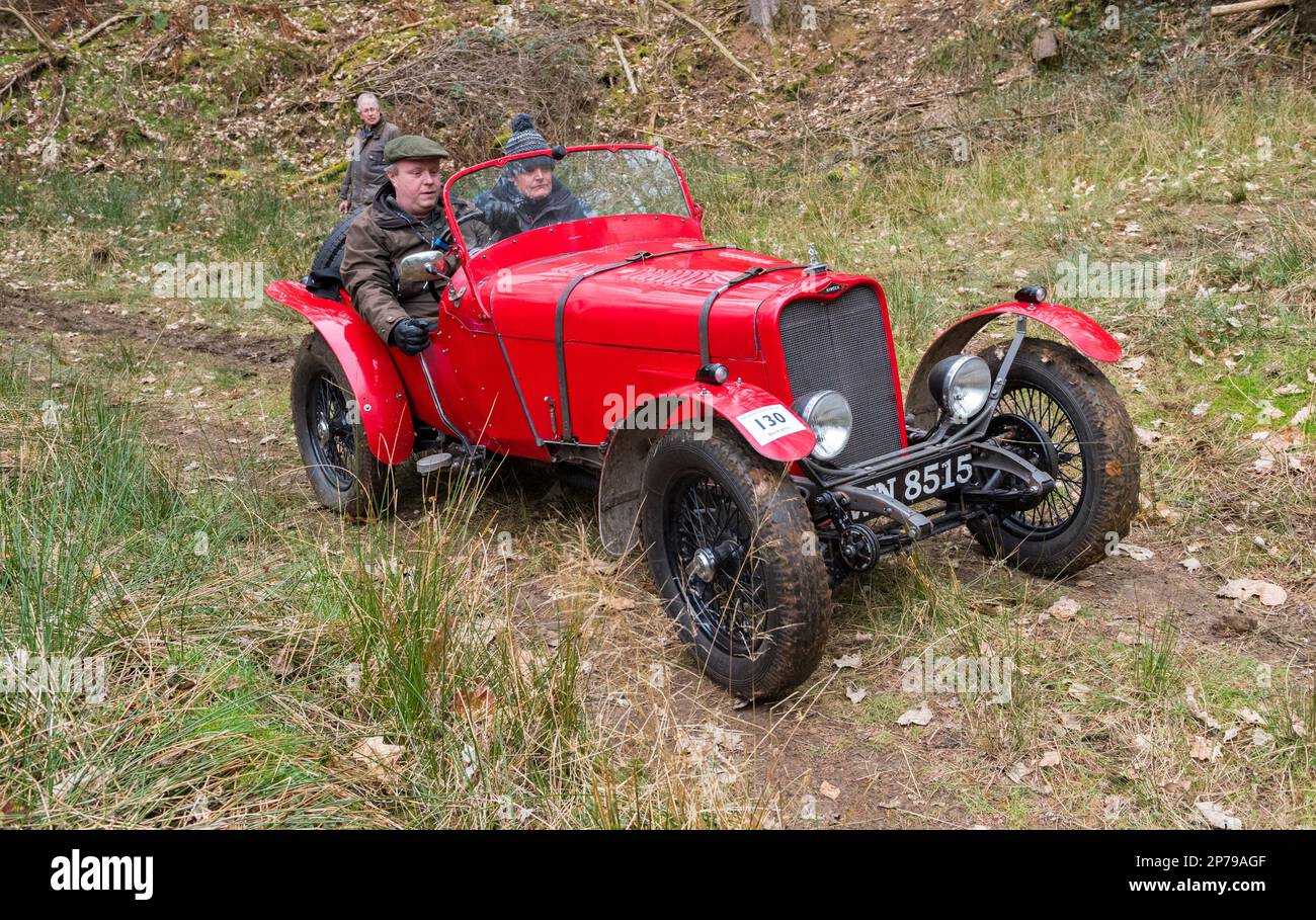 The Vintage Sports Car Club (V.S.C.C.) members taking part in the clubs ...