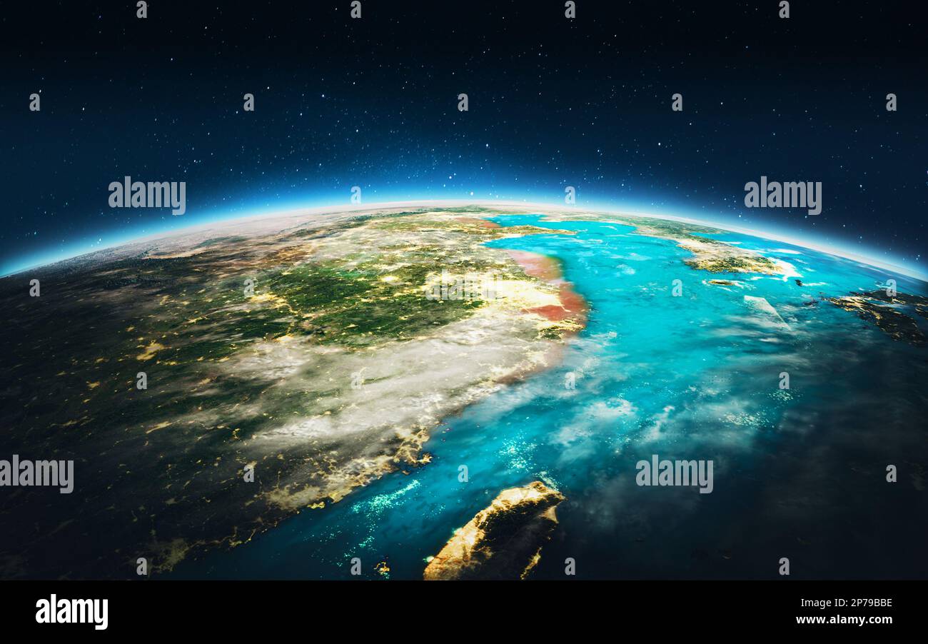 Shanghai china relief map hi-res stock photography and images - Alamy