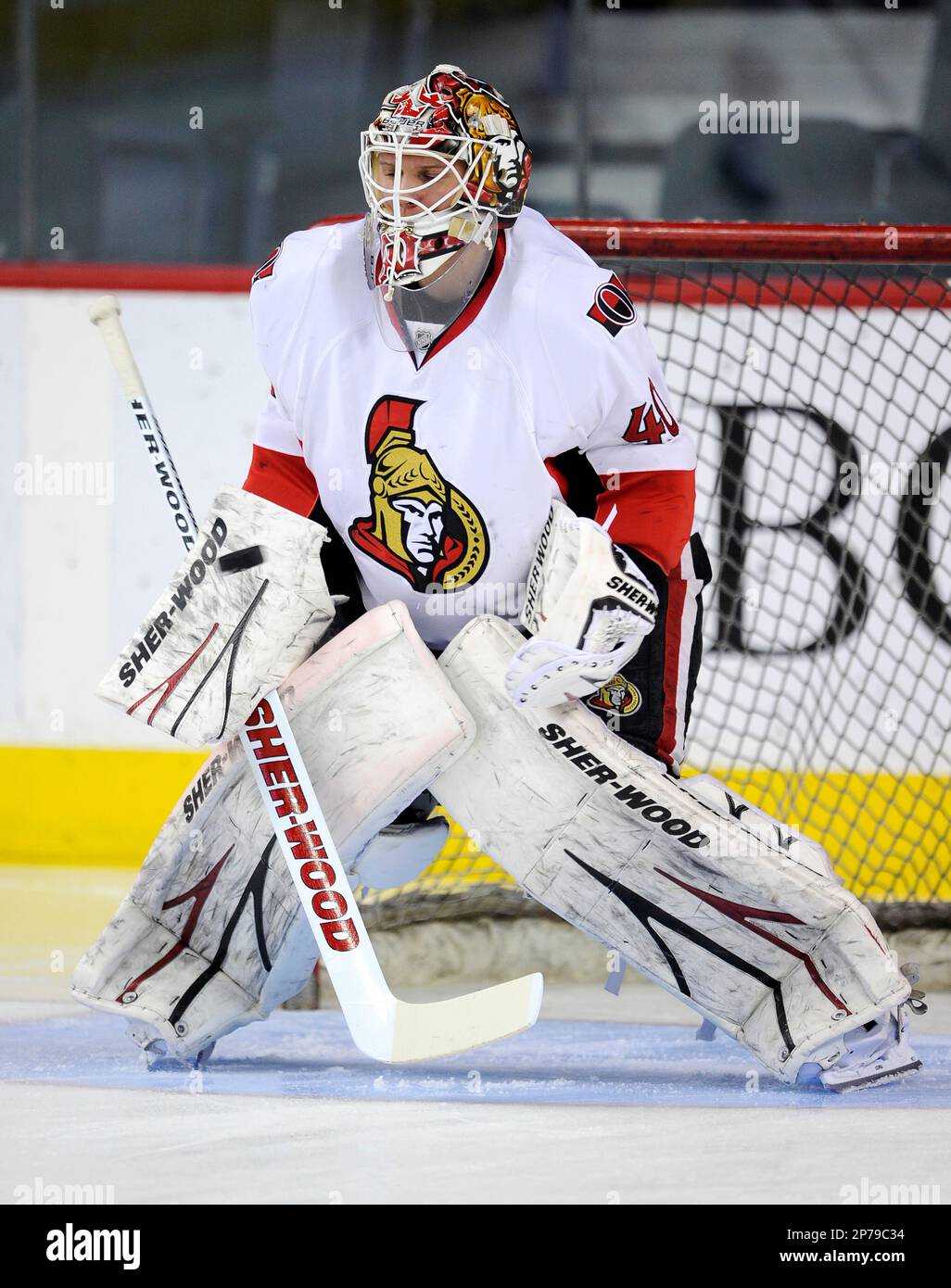 NHL player profile photo on Ottawa Senators' goalie Robin Lehner, from ...