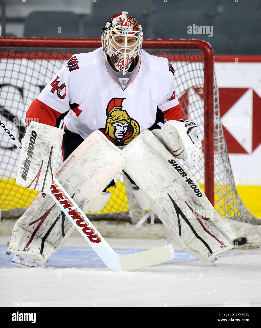 NHL player profile photo on Ottawa Senators' goalie Robin Lehner, from ...