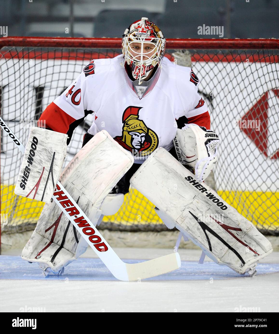 NHL player profile photo on Ottawa Senators' goalie Robin Lehner, from ...