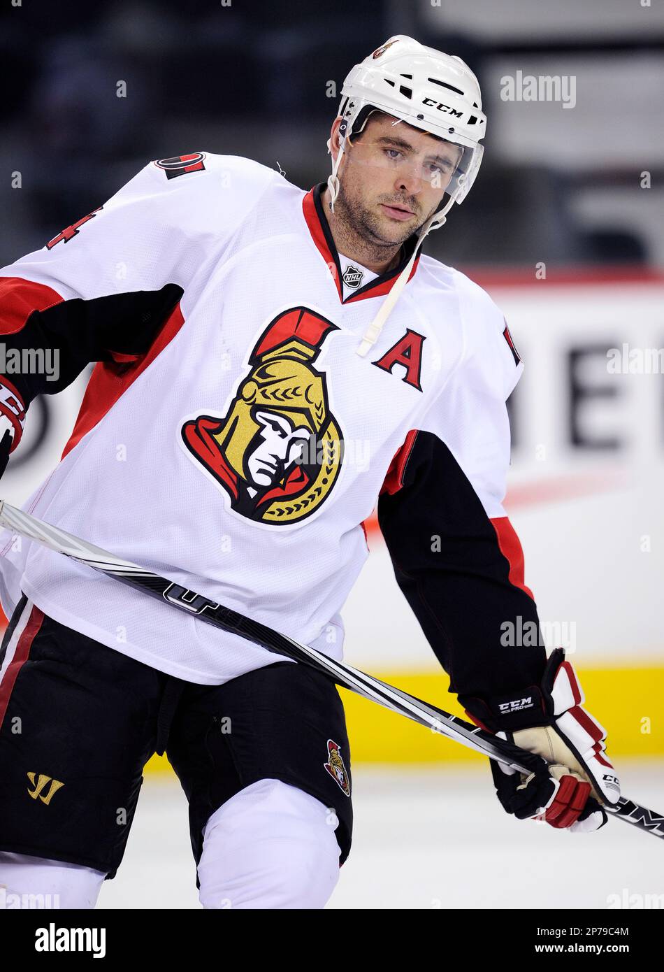 NHL player profile photo on Ottawa Senators' Chris Phillips during a ...