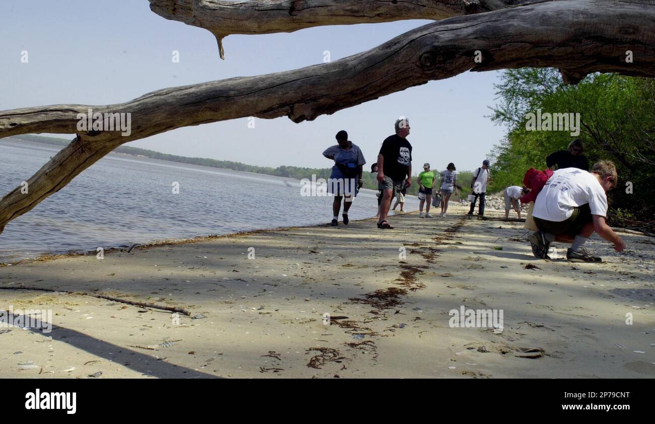 Monday, April 10, 00. Chippokes Plantation Staste park. A trip fossil ...