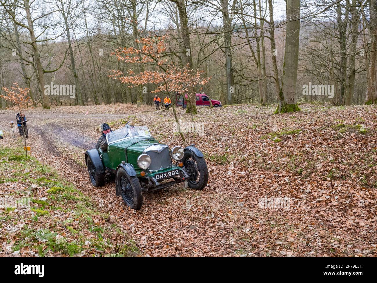 The Vintage Sports Car Club (V.S.C.C.) members taking part in the clubs ...