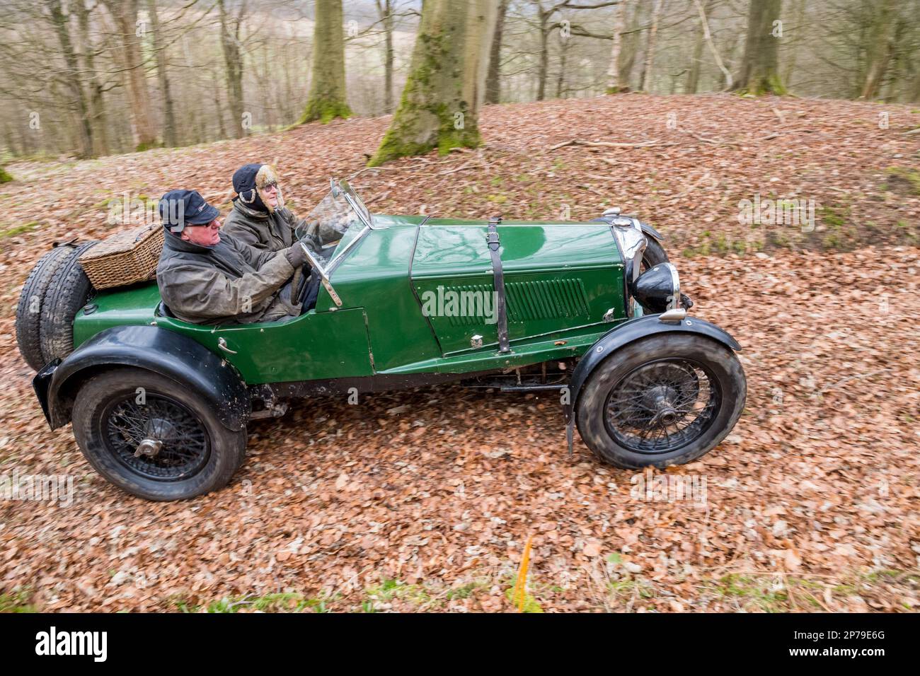 The Vintage Sports Car Club (V.S.C.C.) members taking part in the clubs ...