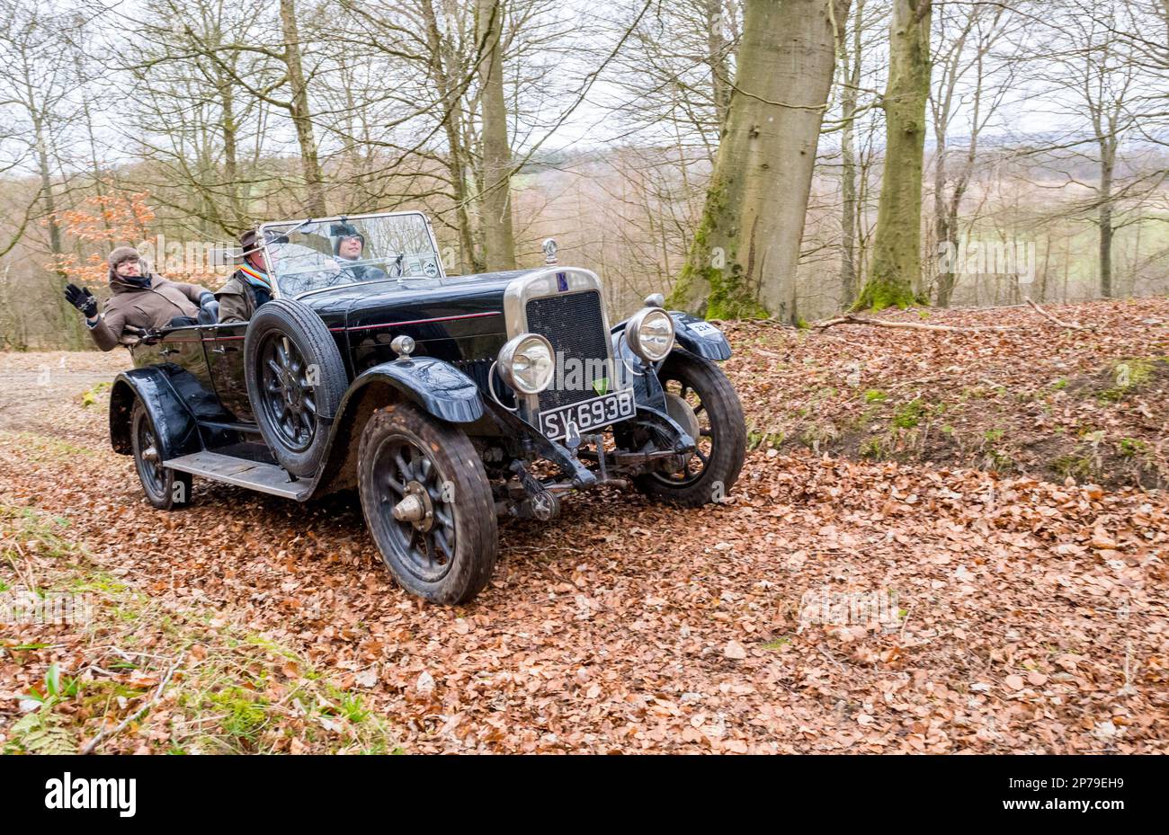 The Vintage Sports Car Club (V.S.C.C.) members taking part in the clubs ...