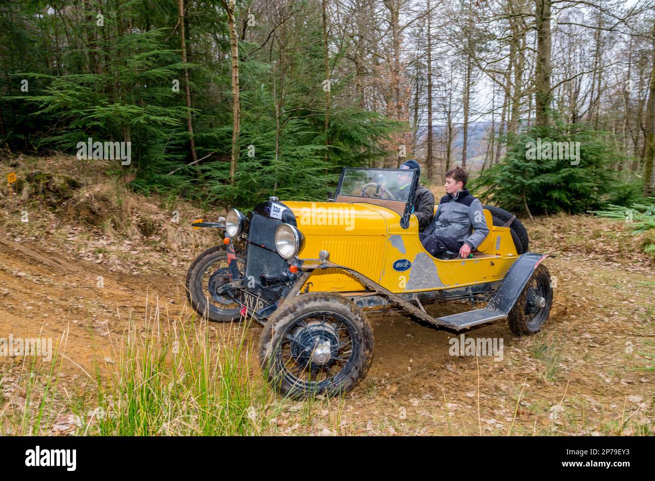 The Vintage Sports Car Club (V.S.C.C.) members taking part in the clubs ...