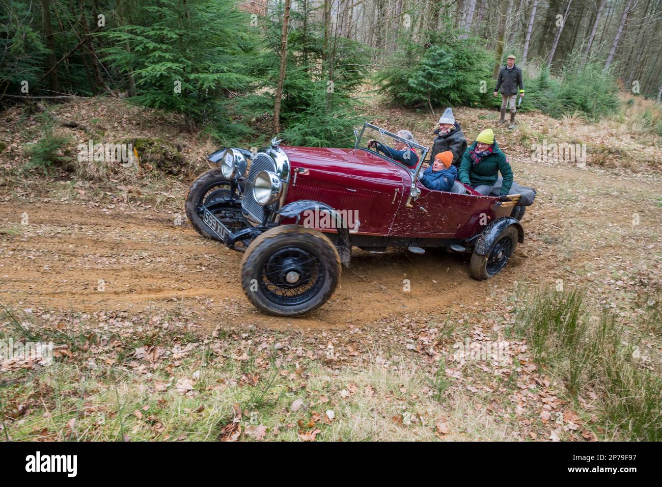 The Vintage Sports Car Club (V.S.C.C.) members taking part in the clubs ...