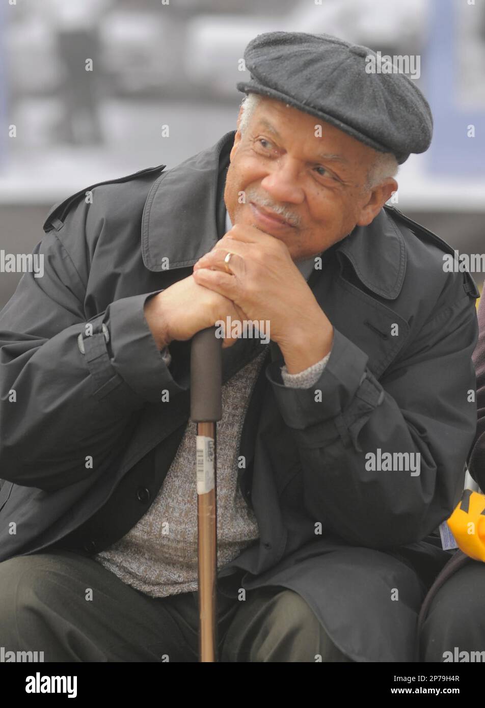 Former Freedom Rider Rev. Reginald Green listens to speakers as the ...