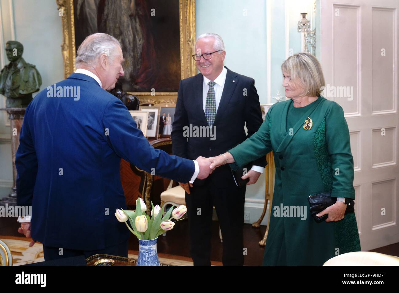 King Charles III receives the Governor of Western Australia, Chris ...