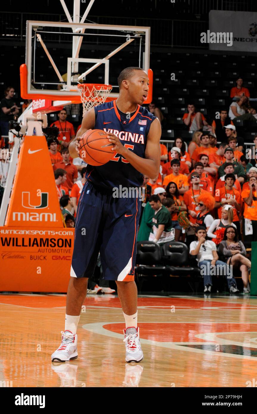 February 5, 2011: Akil Mitchell of the Virginia Cavaliers in action ...