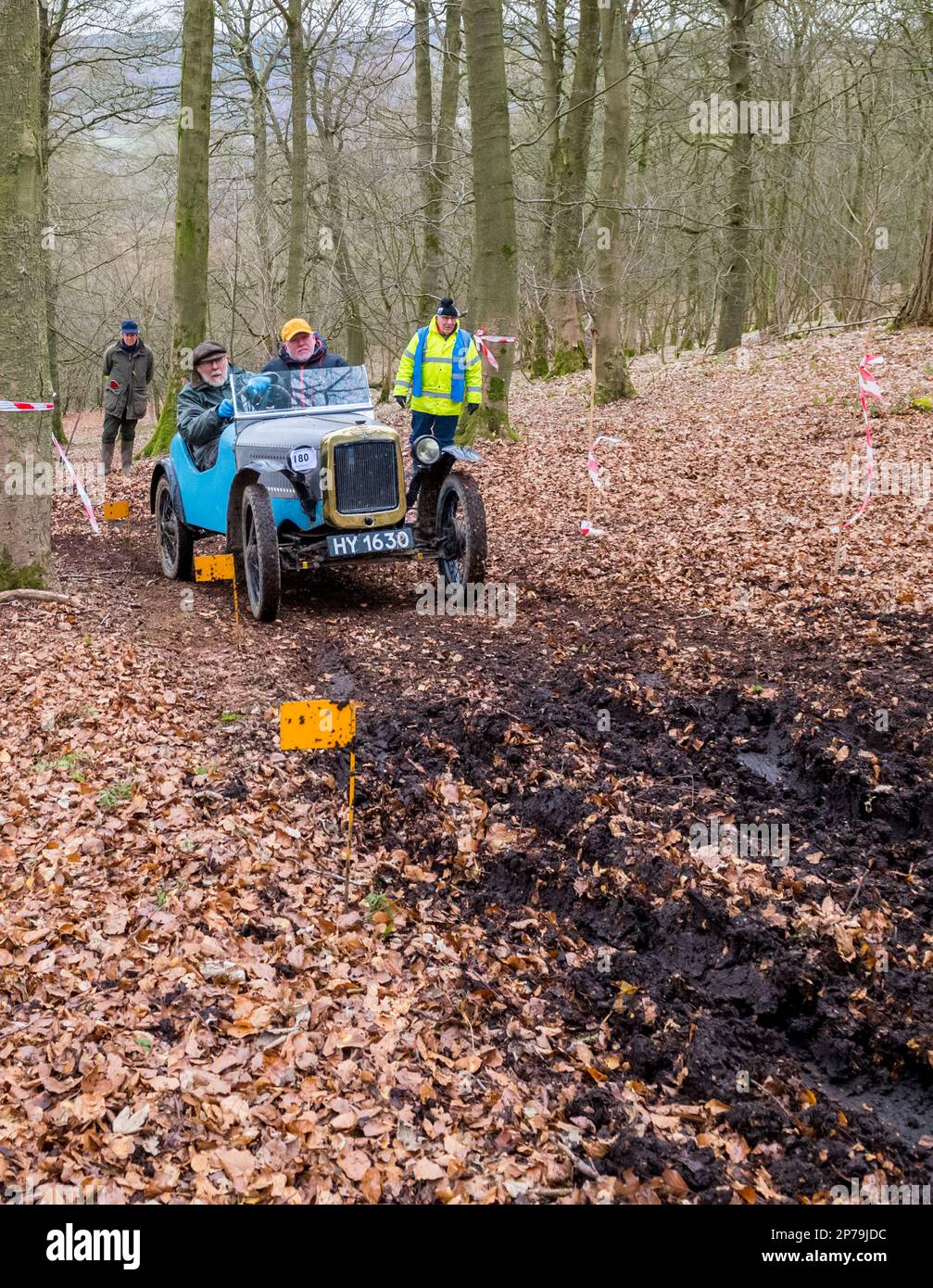The Vintage Sports Car Club (V.S.C.C.) members taking part in the clubs ...