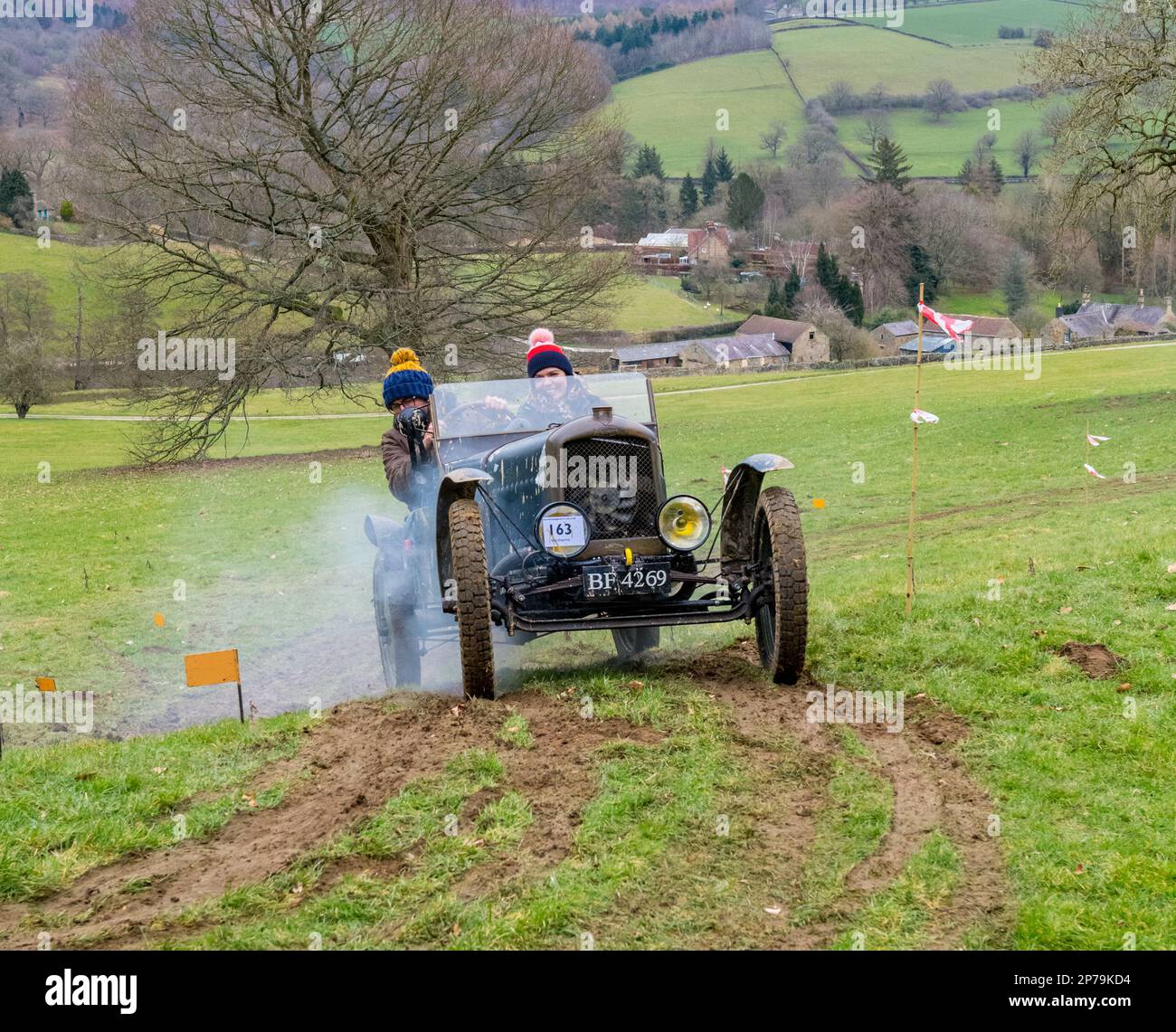 The Vintage Sports Car Club (V.S.C.C.) members taking part in the clubs ...