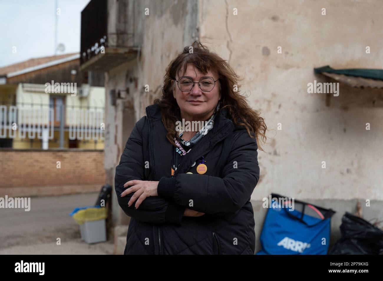 Film director Isabel Coixet during the shooting of the film 'Un amor ...