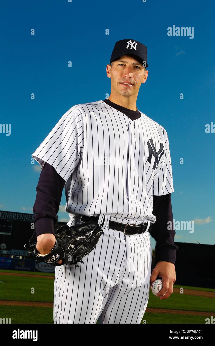 New York Yankees Andy Pettitte poses for a portrait at Steinbrenner ...