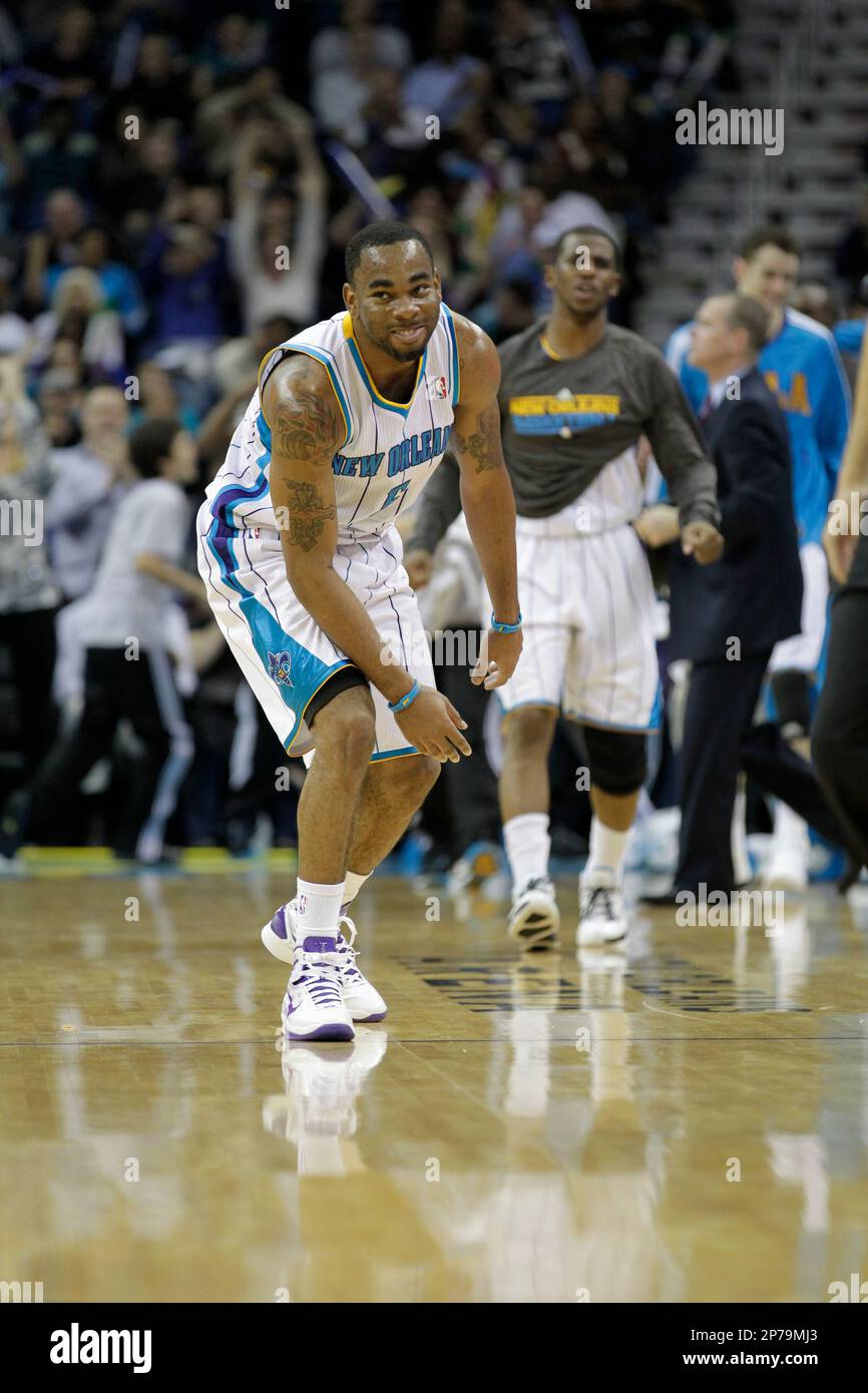 New Orleans Hornets guard Marcus Thornton (5)in the New Orleans Hornets ...