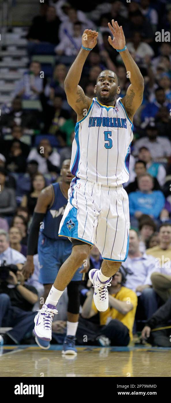 New Orleans Hornets guard Marcus Thornton (5)in the New Orleans Hornets ...