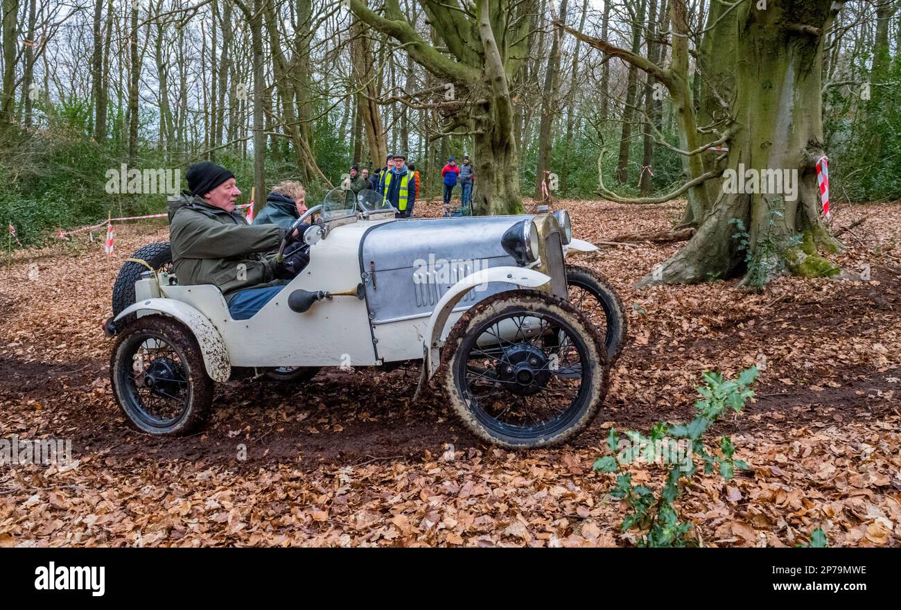 The Vintage Sports Car Club (V.S.C.C.) members taking part in the clubs ...