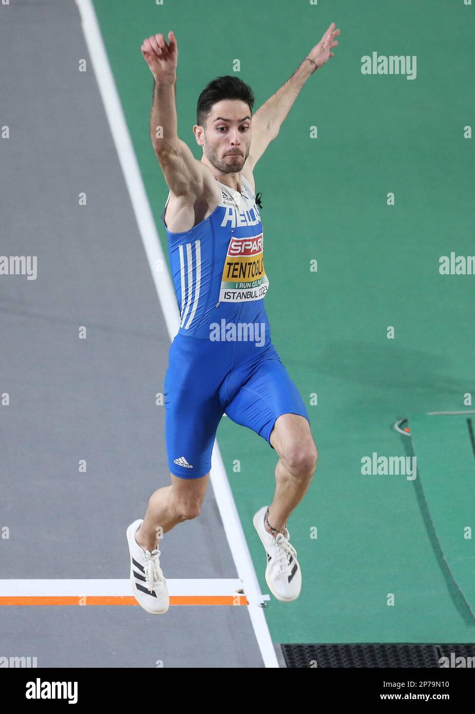 Miltiadis TENTOGLOU of Greece Long Jump Men Final during the European ...