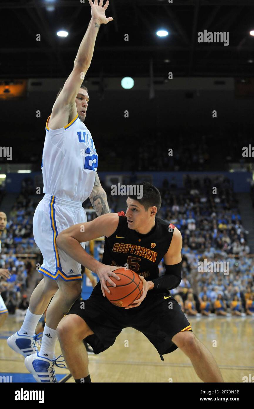 February 2, 2011 Los Angeles, CA.USC Trojans forward Nikola Vucevic #5 ...