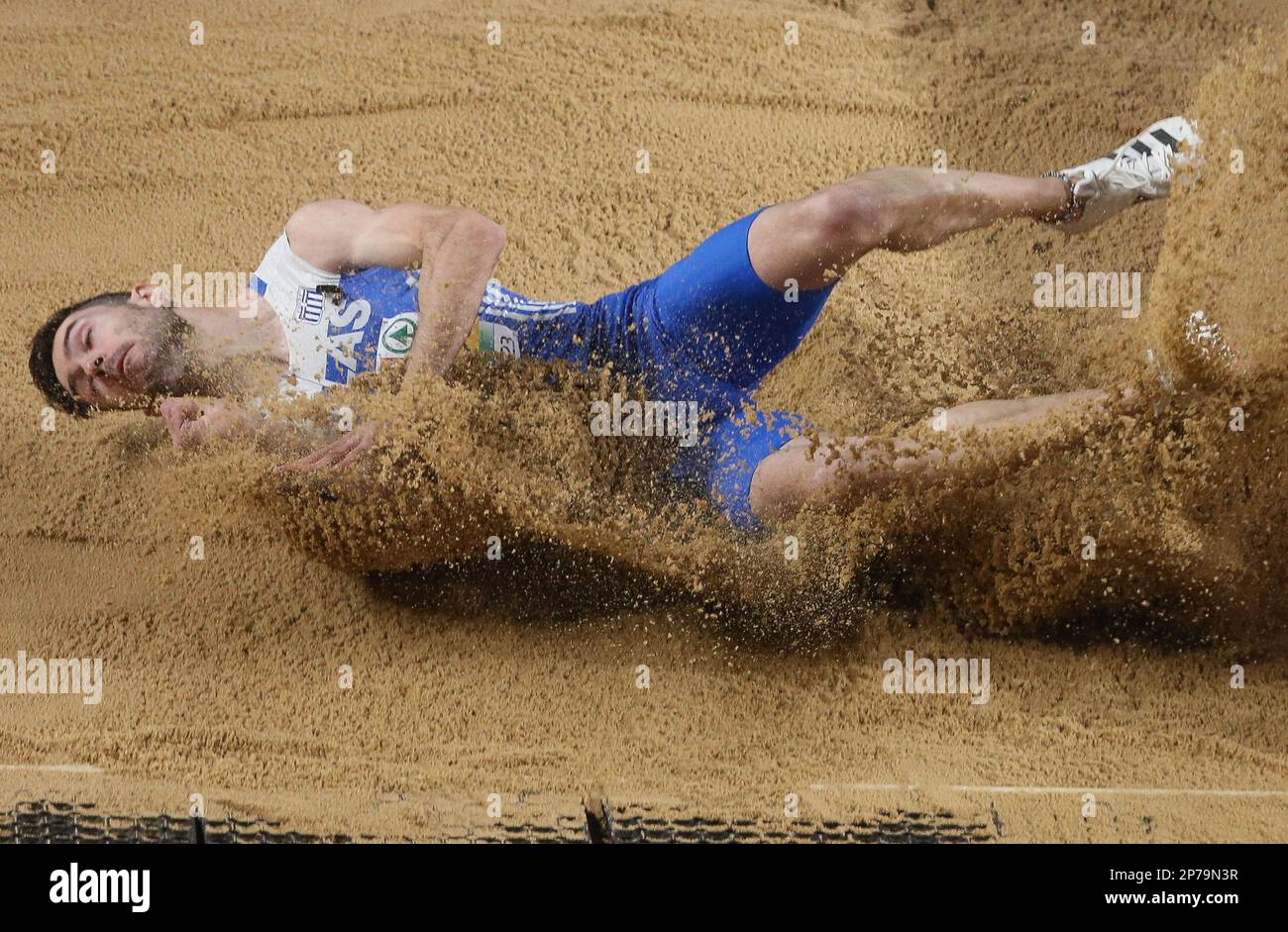 Miltiadis TENTOGLOU of Greece Long Jump Men Final during the European ...