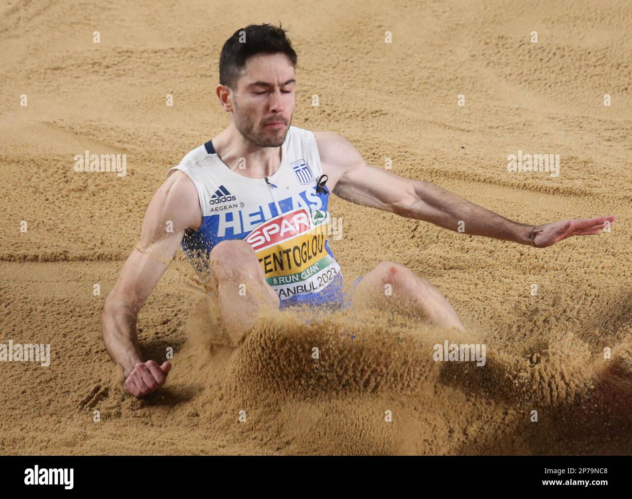 Miltiadis TENTOGLOU of Greece Long Jump Men Final during the European ...