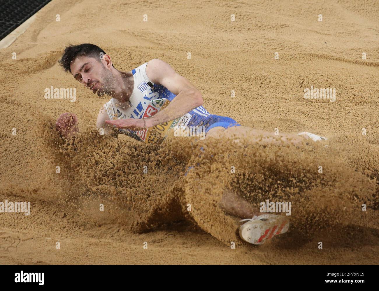 Miltiadis TENTOGLOU of Greece Long Jump Men Final during the European ...