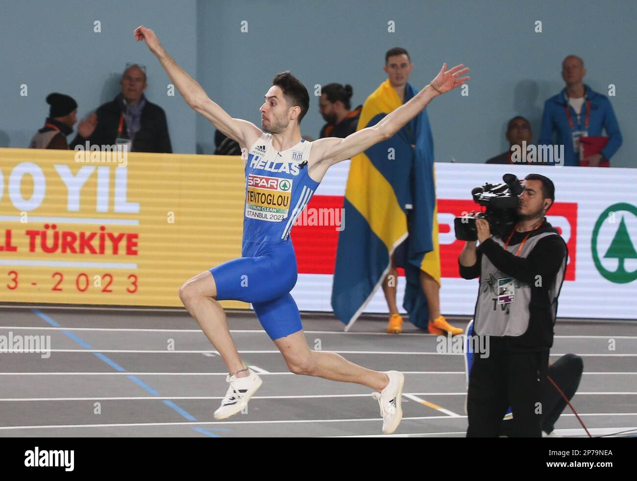 Miltiadis TENTOGLOU of Greece Long Jump Men Final during the European ...