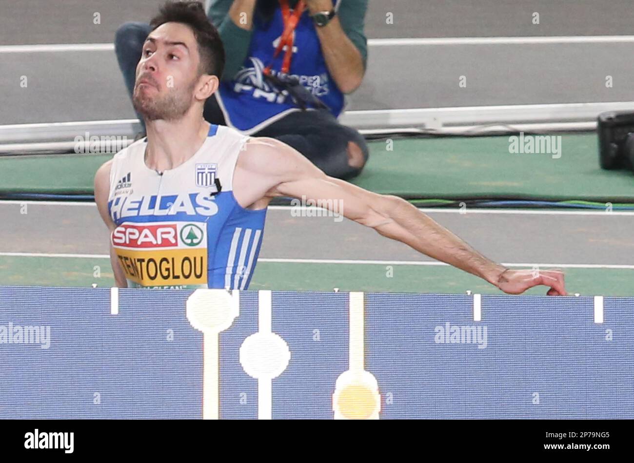 Miltiadis TENTOGLOU of Greece Long Jump Men Final during the European ...