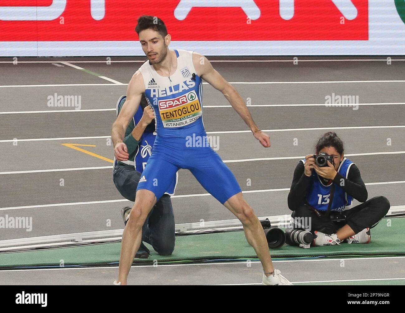 Miltiadis TENTOGLOU of Greece Long Jump Men Final during the European ...