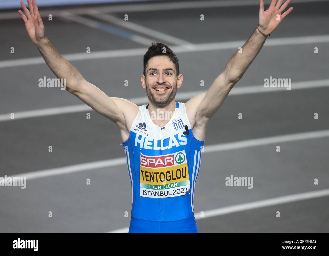 Miltiadis TENTOGLOU of Greece Long Jump Men Final during the European ...