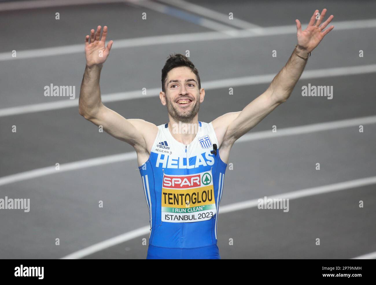 Miltiadis TENTOGLOU of Greece Long Jump Men Final during the European ...