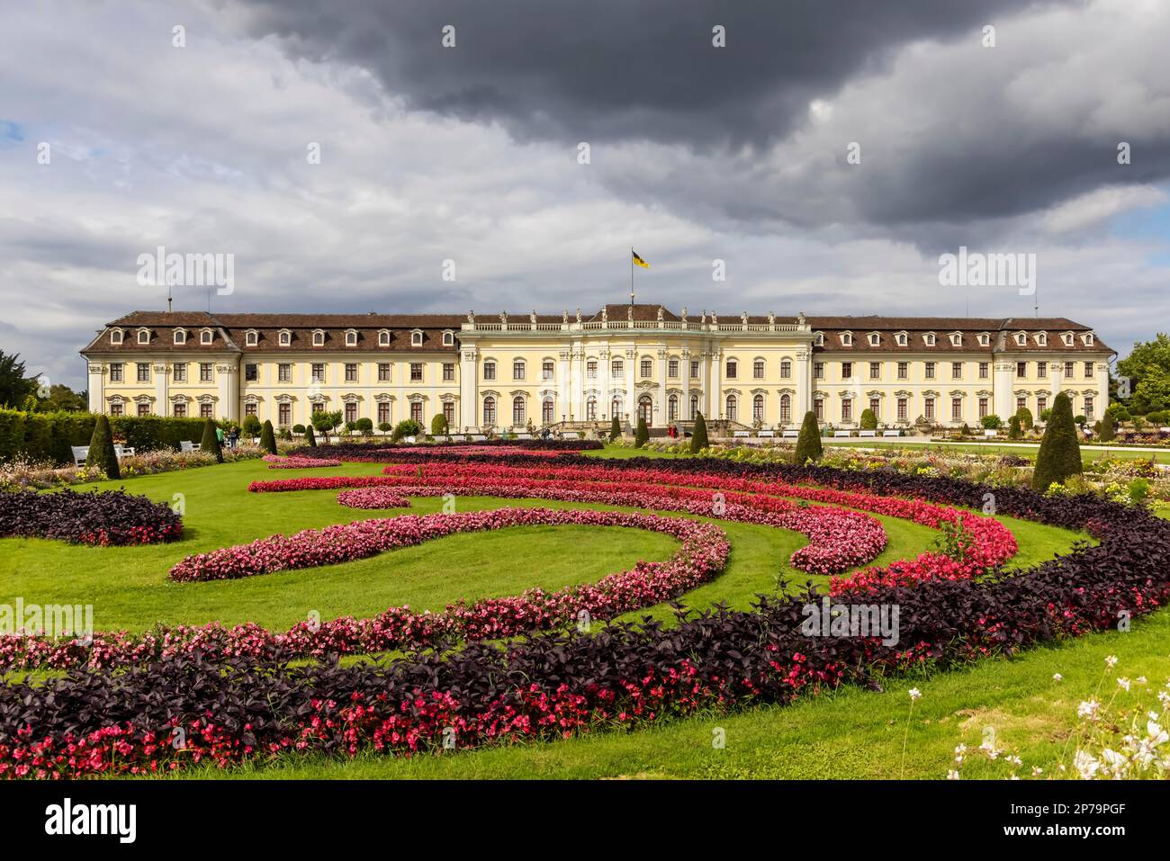 Residenzschloss, one of the largest baroque palace complexes in the ...