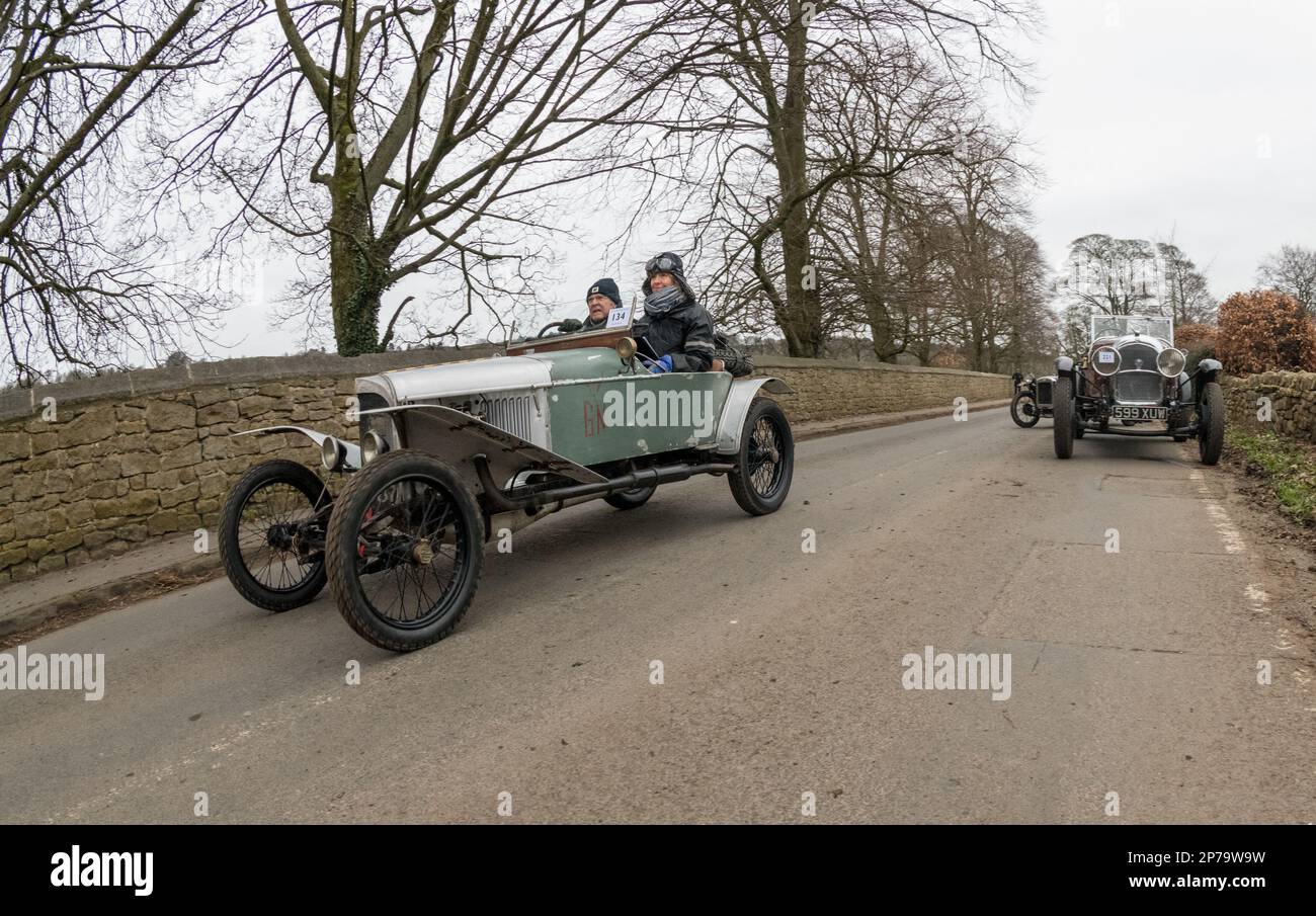 The Vintage Sports Car Club (V.S.C.C.) members taking part in the clubs ...