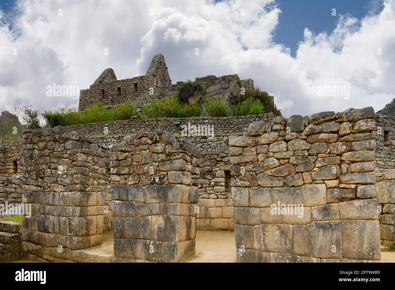 Machu Picchu, Ruined city of the Incas, Andes Cordilleria, Urubamba ...