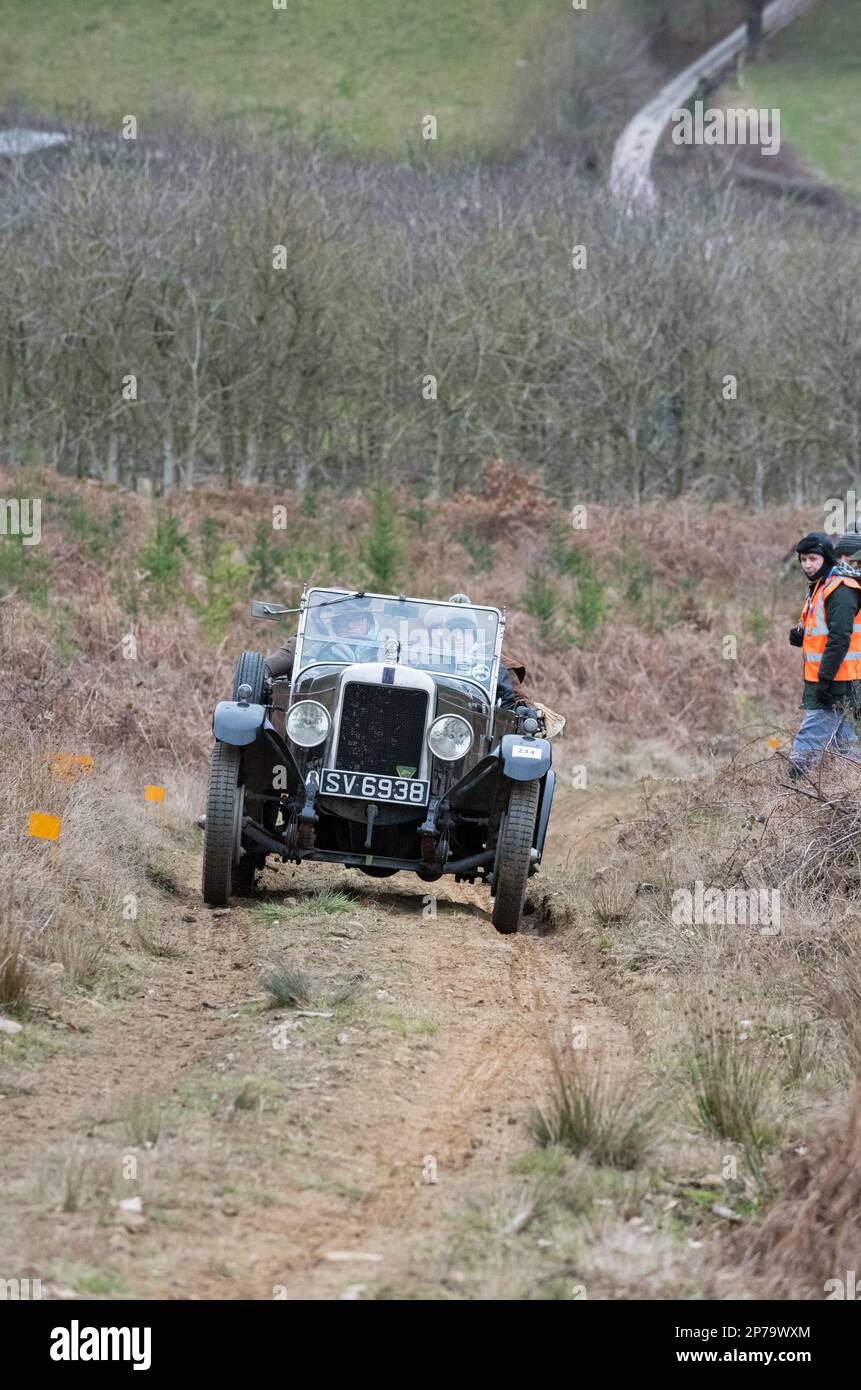 The Vintage Sports Car Club (V.S.C.C.) members taking part in the clubs ...