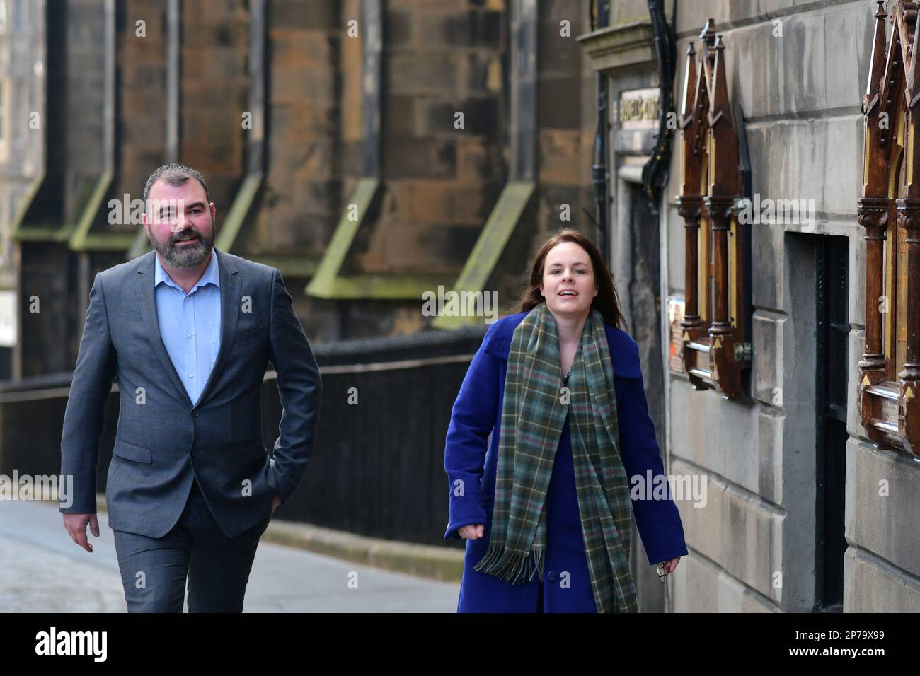 Edinburgh Scotland, UK 08 March 2023. Kate Forbes visits the Scotch ...