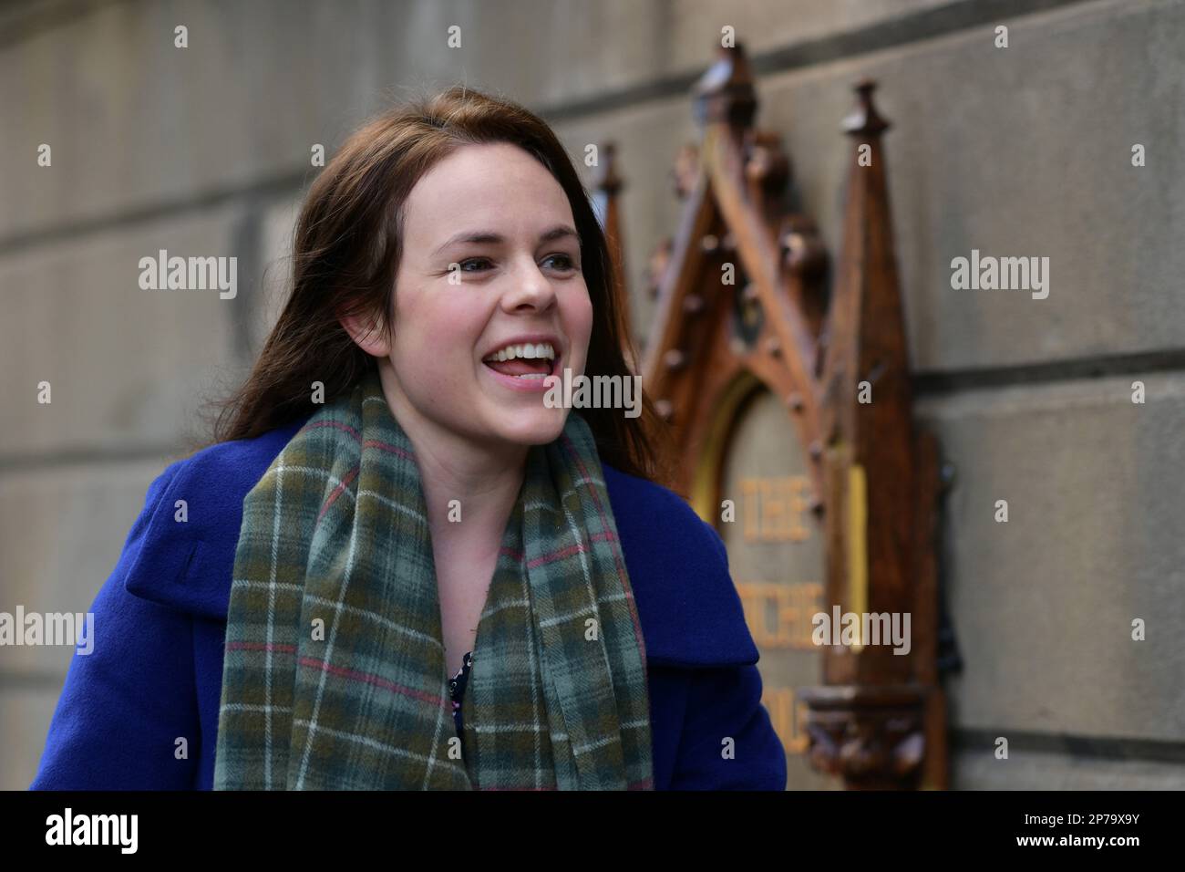 Edinburgh Scotland, UK 08 March 2023. Kate Forbes visits the Scotch ...