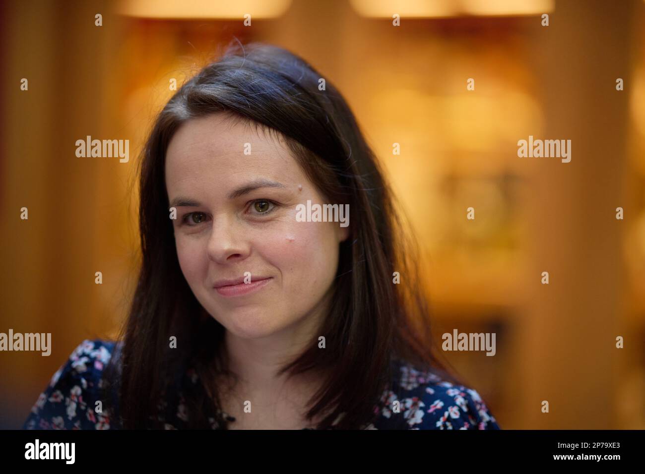 Edinburgh Scotland, UK 08 March 2023. Kate Forbes visits the Scotch ...