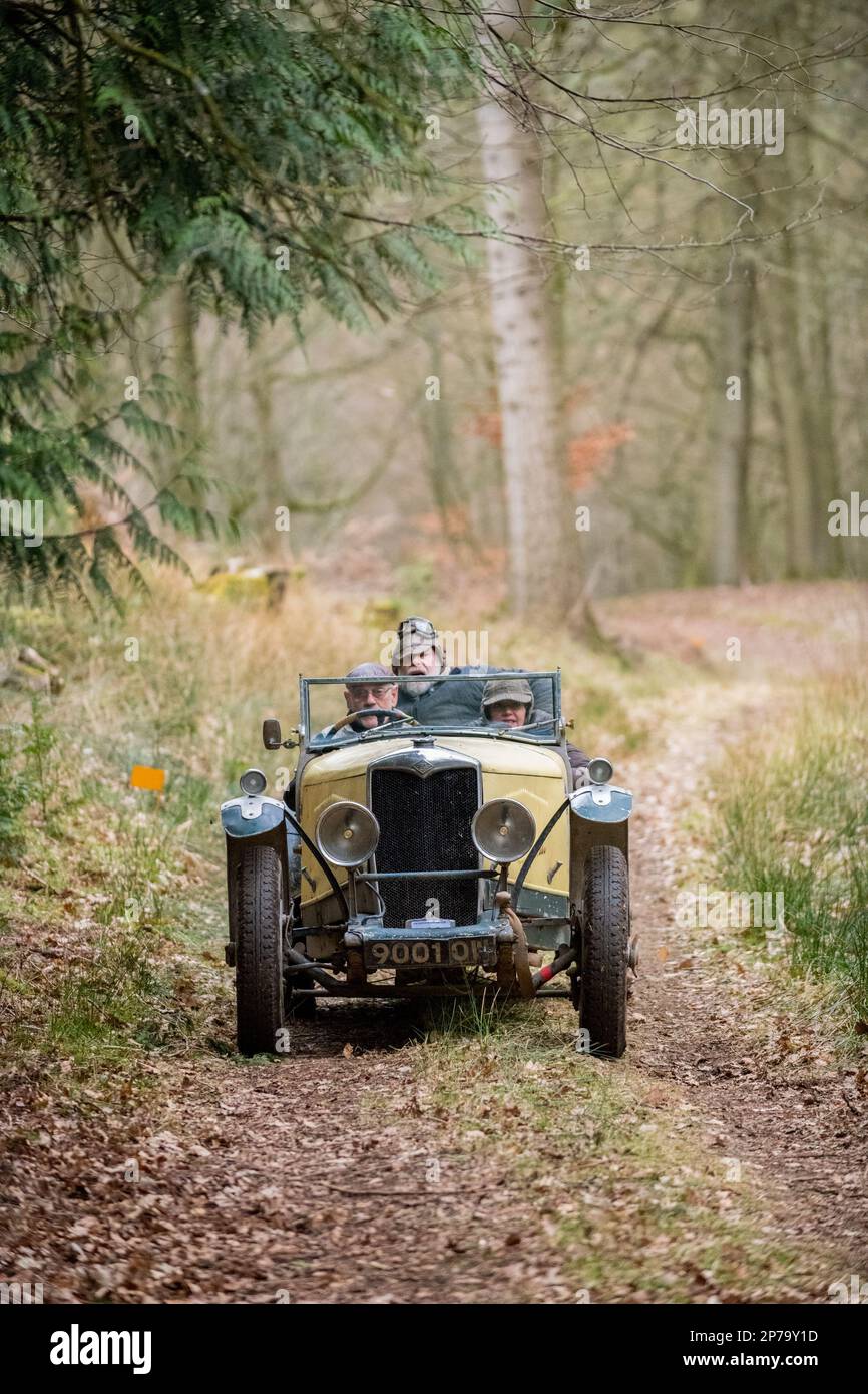 The Vintage Sports Car Club (V.S.C.C.) members taking part in the clubs ...
