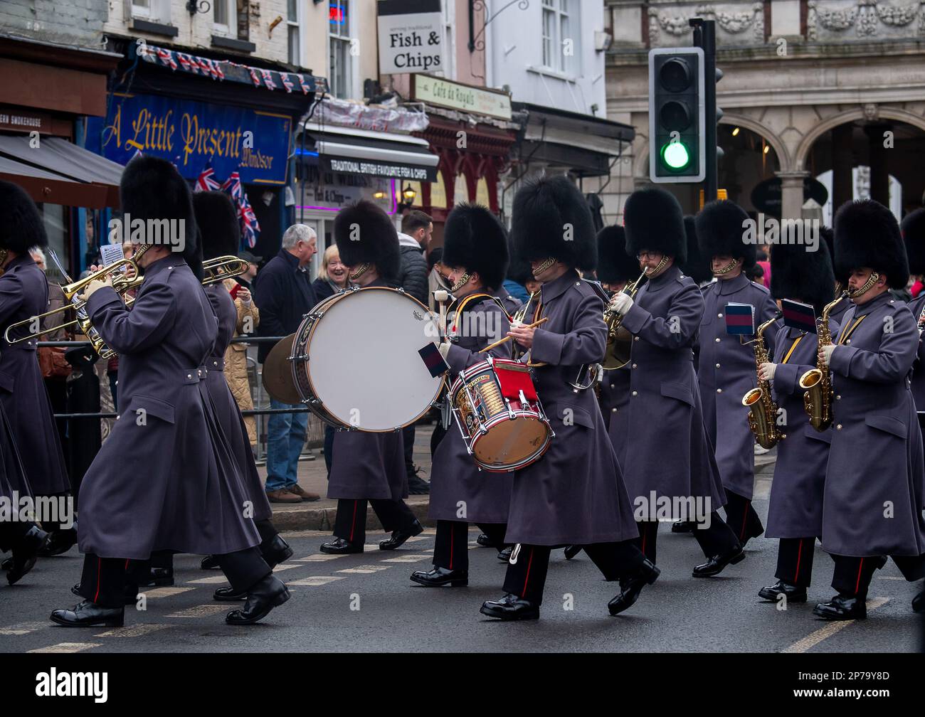 Windsor, Berkshire, UK. 11th February, 2023. The Changing the Guard in ...
