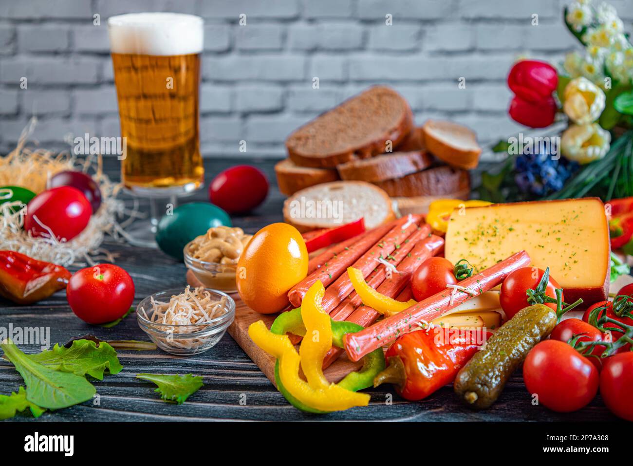 Easter food still life hi-res stock photography and images - Alamy