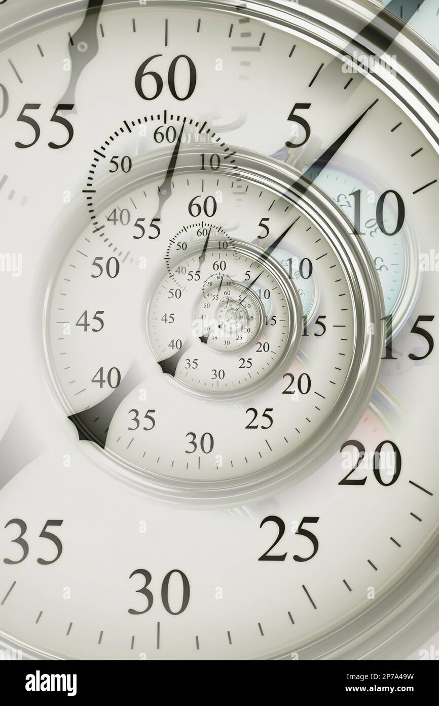 Droste effect background. Abstract design for concepts related to time ...