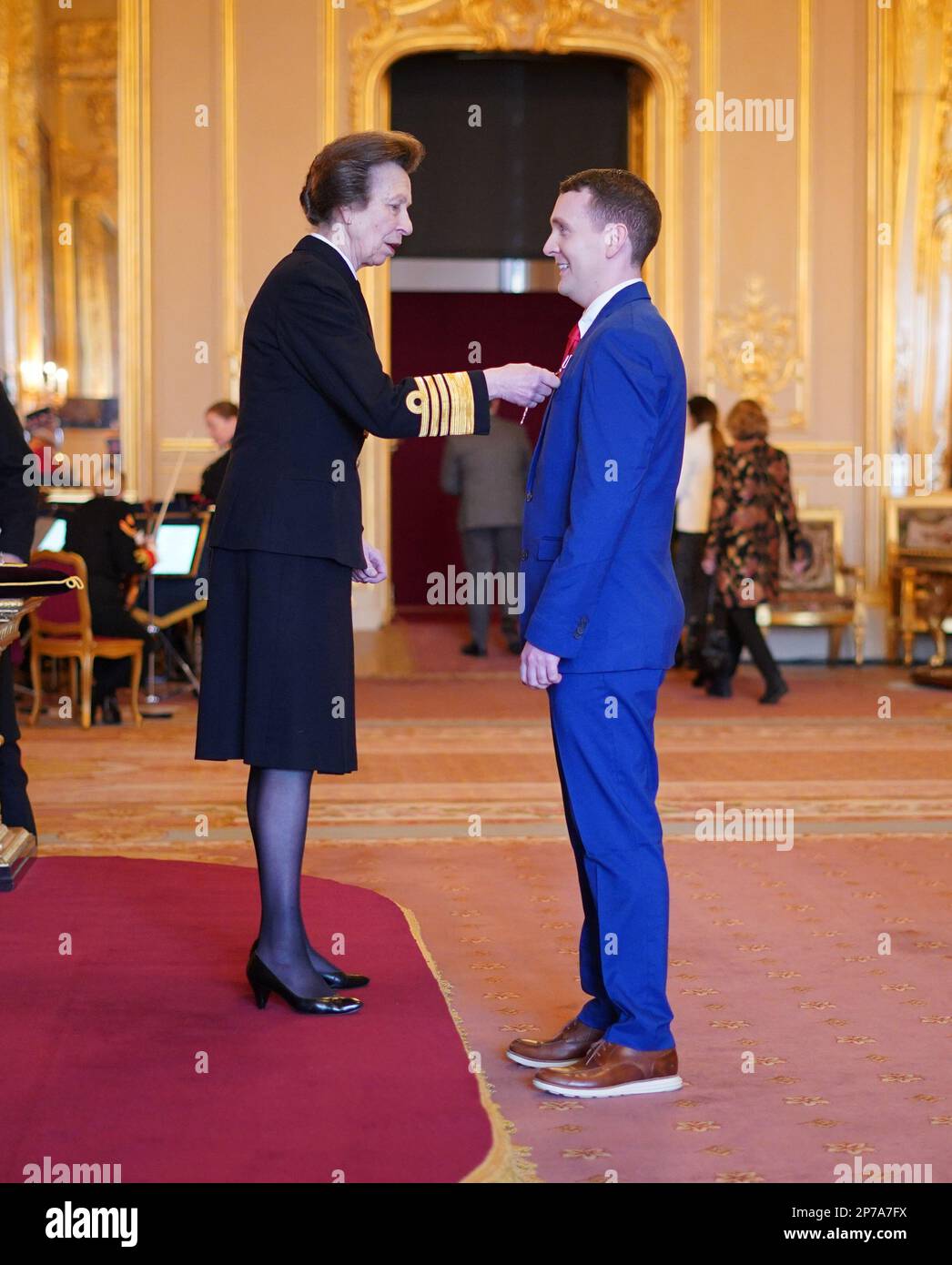 Music therapist Benjamin Cowley, from Cardiff, is made a Member of the ...