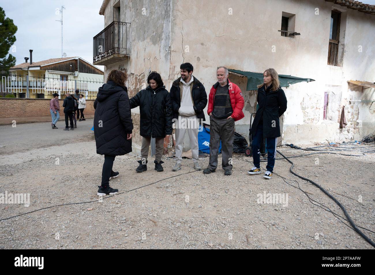 (L-R) Film director Isabel Coixet and actors Laia Costa, Francisco ...