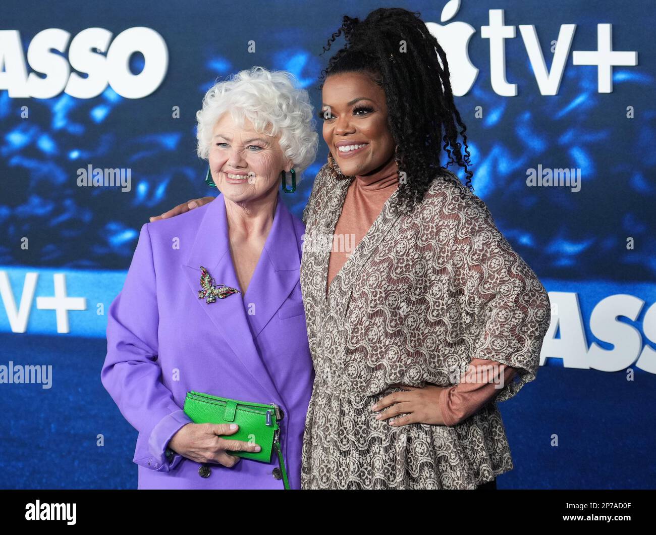 (L-R) Annette Badland and Yvette Nicole Brown at the Apple Original ...